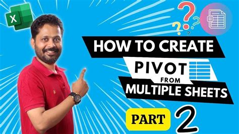 How To Create A Pivot Table From Multiple Sheets Data Crunching Made Easy Part 2 Youtube