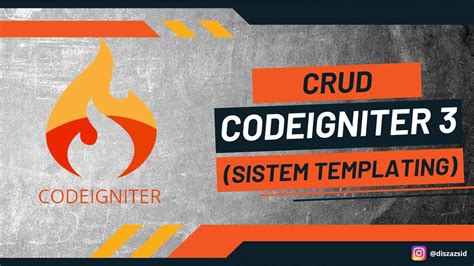 Belajar Codeigniter 3 Sistem Templating Youtube