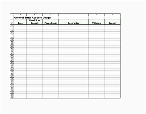 Best Of Business Ledger Template Excel Free Best Of Template Within Business Ledger Template