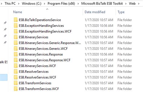 configuring esb in biztalk server 2020