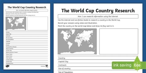 World Cup Country Fact File Teacher Made Twinkl