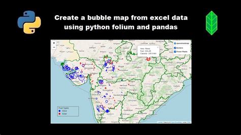 Create A Bubble Map From Excel Data Using Python Folium And Pandas
