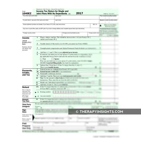 1040ez Form Printable 2024