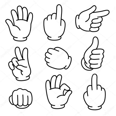 Caricatura De Manitas Hábil