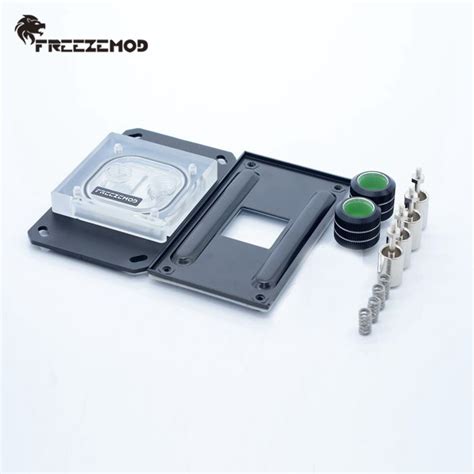 FREEZEMOD Computer Water Cooler CPU Water Cooler Block Channel Jet AMD Support AM AURA AMD