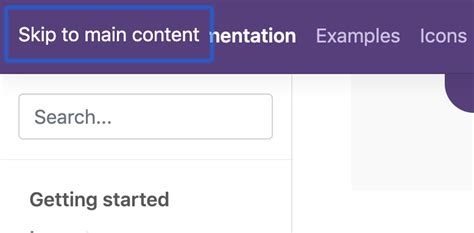 Review Skip Links Theming Issue Twbs Bootstrap GitHub