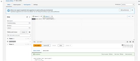 How To Create Table In Aws Athena Geeksforgeeks
