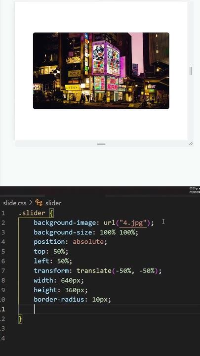 Slider Automático Con Html Y Css En Solo 1 Minuto Shorts Css Html