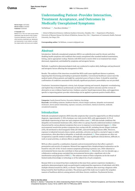 Pdf Understanding Patientprovider Interaction Treatment Acceptance And Outcomes In