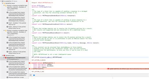 [0 48 0] error redefinition of rctmethodinfo · issue 15775 · facebook react native · github