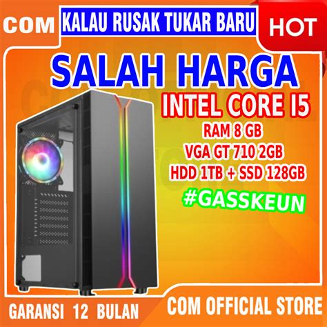 Jual Cpu Komputer Gaming Computer Core I5 Ram 8gb Hdd 1tb Rakitan