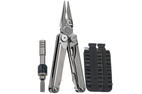 Leatherman Wave Plus With Ratchet Driver And Bit Kit Advantageously