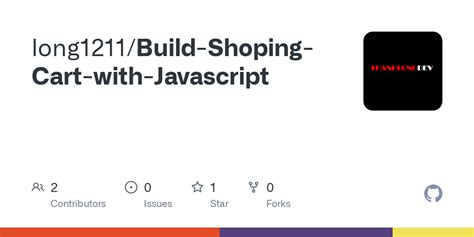 Github Long Build Shoping Cart With Javascript