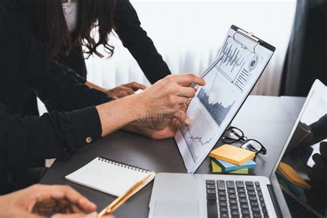 Data Analysts Team Of Office Worker Collaborate On Bi Dashboard