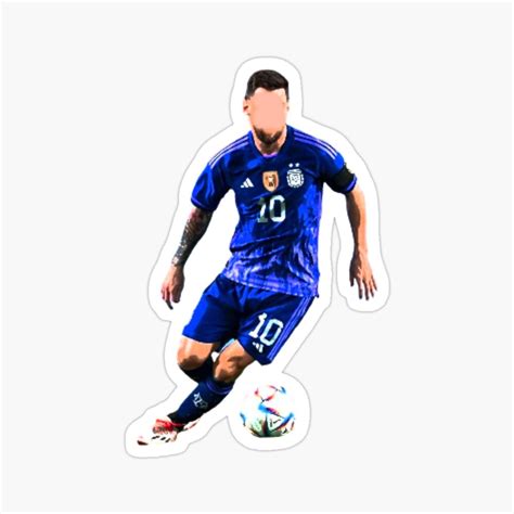 Kira 5109 Sticker World Cup Soccer Football Lionel Messi Argentina
