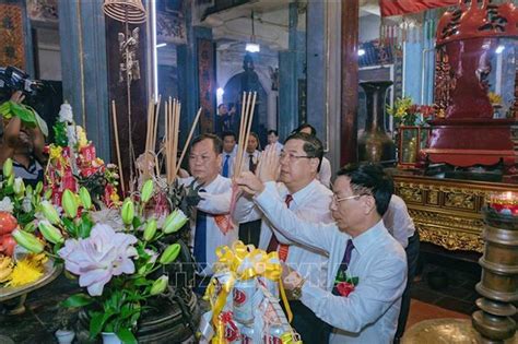 Nam Định Tưởng Nhớ 724 Năm Ngày Mất Anh Hùng Dân Tộc Trần Hưng Đạo