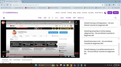 Aatmaja Joshi On Linkedin Codewithharry Git Git Git Codewithharry