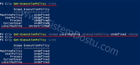 PowerShell Execution Policy Sistem ve Network Dünyasına Hoşgeldiniz