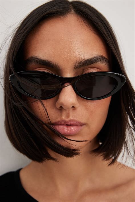 Small Cat Eye Sunglasses Black Na Kd