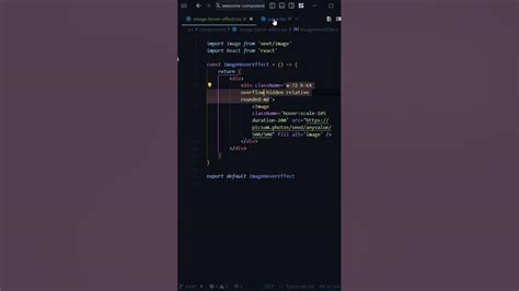 Easy Image Hover Effect In Next Js And Tailwindcss Nextjs Tailwindcss Coding React Html