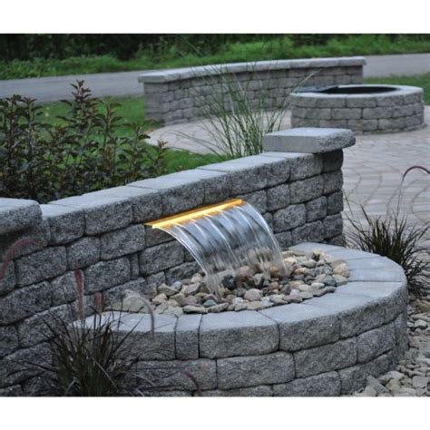 Atlantic Water Gardens Cf12w Colorfalls 12 In Crystal White