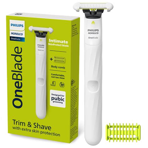 Philips Norelco Oneblade Unisex Intimate Pubic And Personal Body Groomer