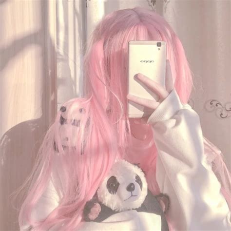 Save Follow Me😘 Light Pink Hair Long Pink Hair Pink Hair