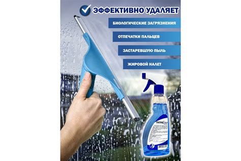 Спрей для мытья стекол Рапид 15 Н., окон, хрусталя, пластика, глянцевых ...