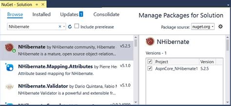 Asp Net Core Usando O Nhibernate