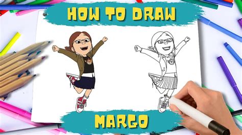Despicable Me Margo Costume How To Draw Margo Despicable Me 4 Step