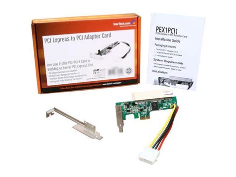 Pci Express To Pci Adapter Card Model Pex1pci1