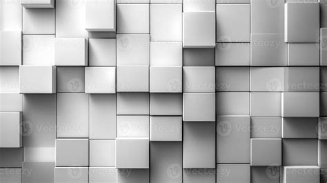 Abstract White Cube Texture 3d Geometric Background Design Element