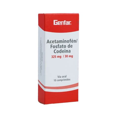 Acetaminofen Cod 325mg30mg Tabx10 Gf Ortopédicos Futuro