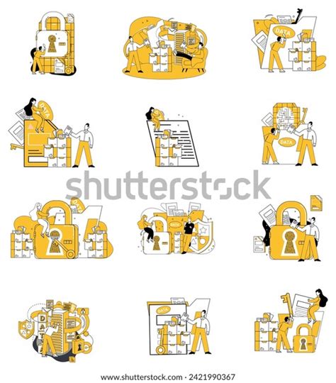 Data Storage Vector Illustration Well Maintained Data Stock Vector Royalty Free 2421990367