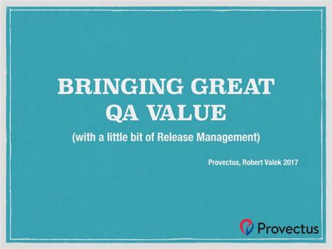 Managing Qa In Short Term Release Cycle Ppt