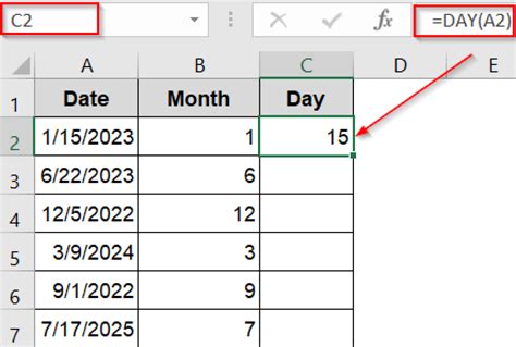 How To Extract Month And Day From Date In Excel Easy Ways Excel Insider