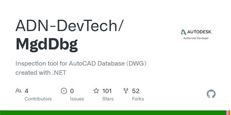 github adn devtech mgddbg inspection tool for autocad database dwg created with
