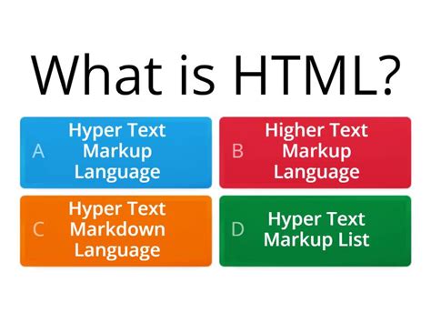 1 Basic Parts Of Html Quiz