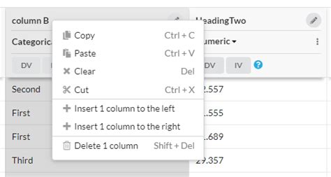 adding deleting rows and columns