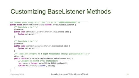 Antlr Part2 Getting Started In Java Pptx