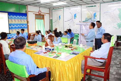 မကွေးတိုင်းဒေသကြီးအစိုးရအဖွဲ့ စီးပွားရေးရာဝန်ကြီး ဦးအောင်ချိန် တောင်တွင်းကြီးမြို့နယ်အတွင်း ရေက