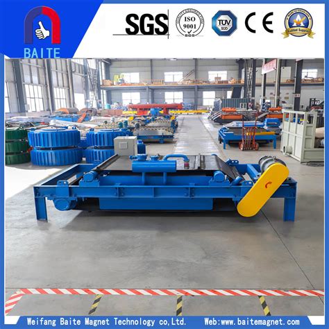 Top Quality Magnetic Separator Machine Oil Cooled Suspended Self Cleaning Electric Magnetic