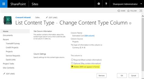 How To Hide A Field In Content Type Using Powershell Sharepoint Diary