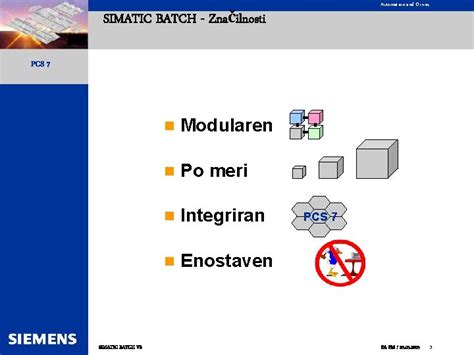 Automation And Drives Simatic Batch Pcs 7 Simatic