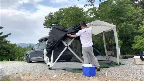 아이두젠 옥타곤 파워쉴드 플라이 설치 나인힐스 캠핑장 J5 Youtube