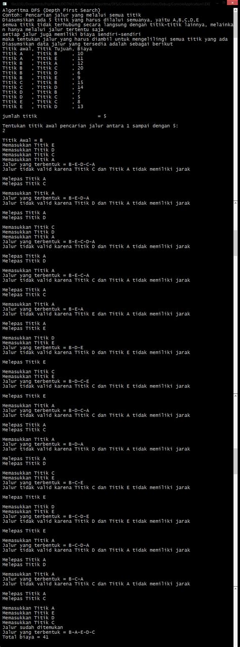 algoritma dfs depth first search pip tools