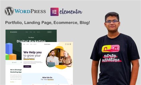 Create Responsive Wordpress Landing Pages Using Elementor By Thdihan Fiverr
