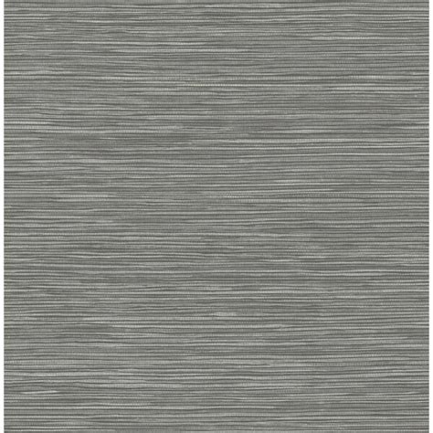 Advantage Alton Grey Faux Grasscloth Paper Non Pasted Textured