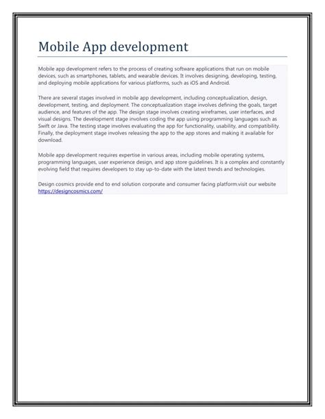 Ppt Mobile App Development Powerpoint Presentation Free Download