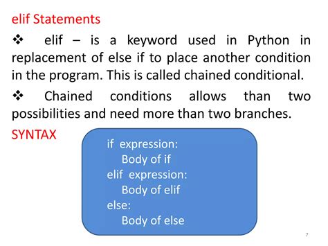 Conditional And Control Statement Pptx